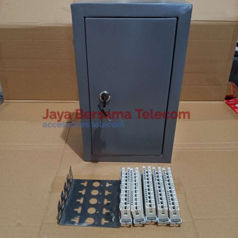 Jual Box Mdf Telpon Kapasitas 50-100 Pair Lengkap Bmf 5 Way+Lsa Krone 5 ...