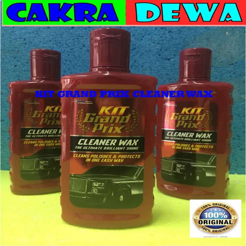 Jual SPECIAL KIT GRAND PRIX CLEANER WAX LIQUID PENGKILAT BODY MOBIL ...