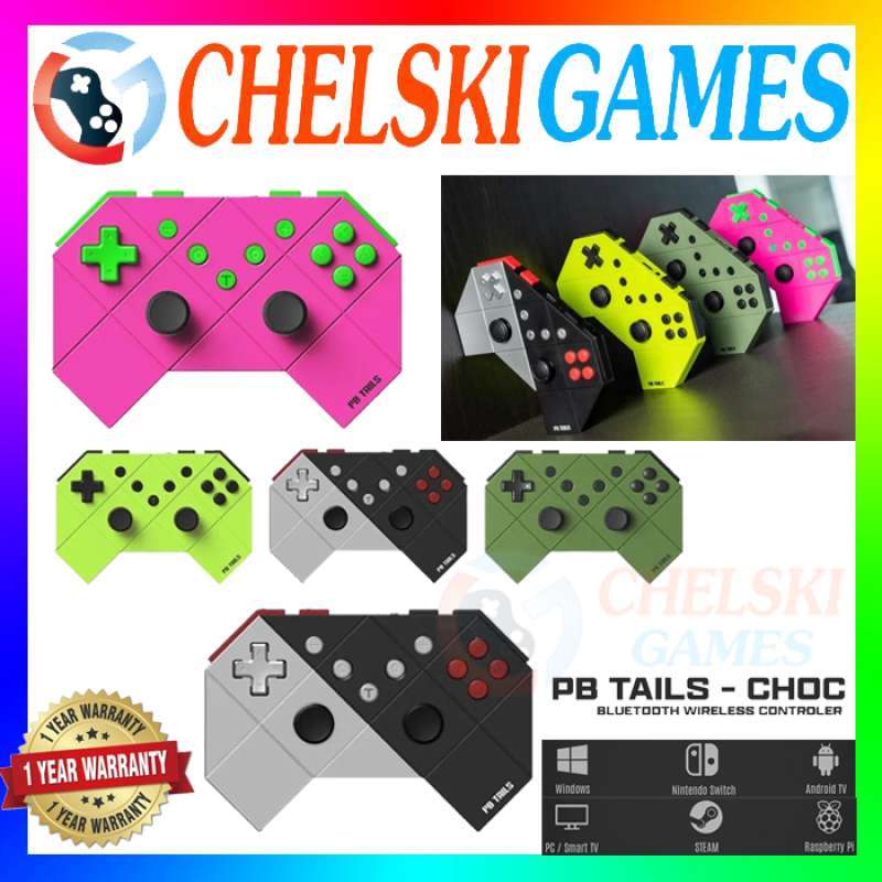 Jual PB TAILS Choc Bluetooth Gaming Wireless Controller PC STEAM SWITCH ...