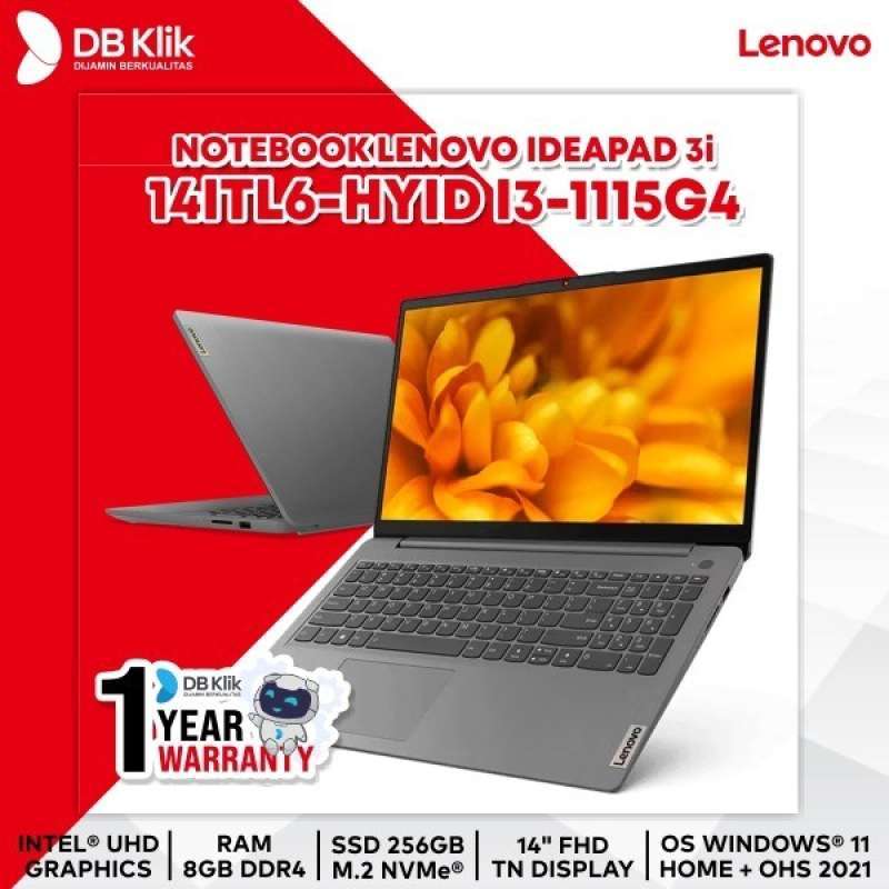 Jual Notebook Lenovo Ideapad I ITL HYID I G G SSD G W OHS Di Seller DBklik