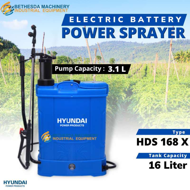 Jual Power Spayer Hyundai Elektrik Sprayer Alat Penyemprot Hama dan ...