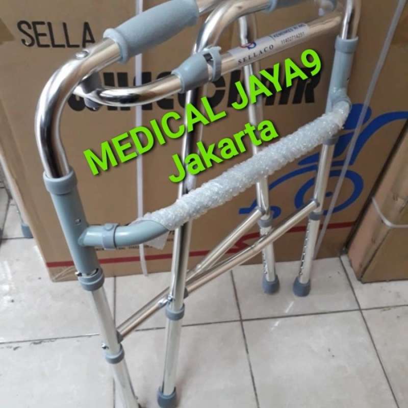 Jual Tongkat Walker Avico Kaki4 Model Jemuran Kaki 4 Lipat Alat Bantu ...
