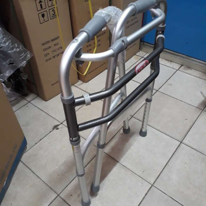 Jual Tongkat Walker Avico Kaki4 Model Jemuran Kaki 4 Lipat Alat Bantu ...