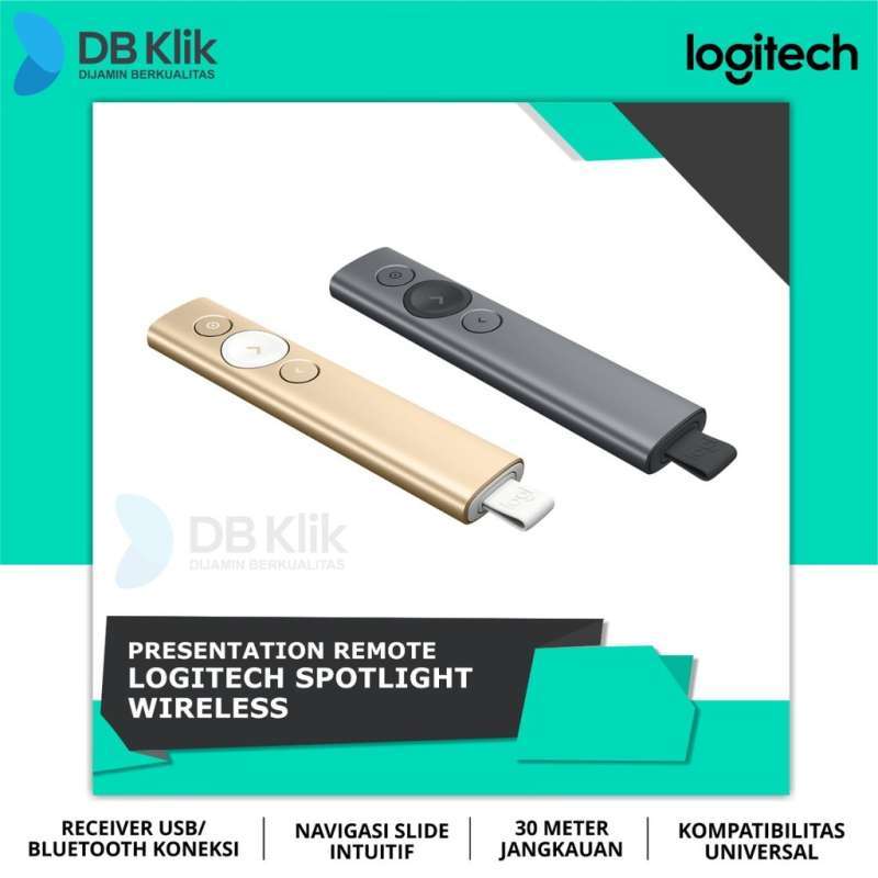 Jual Logitech Spotlight Wireless Presentation Remote Gold Di Seller ...