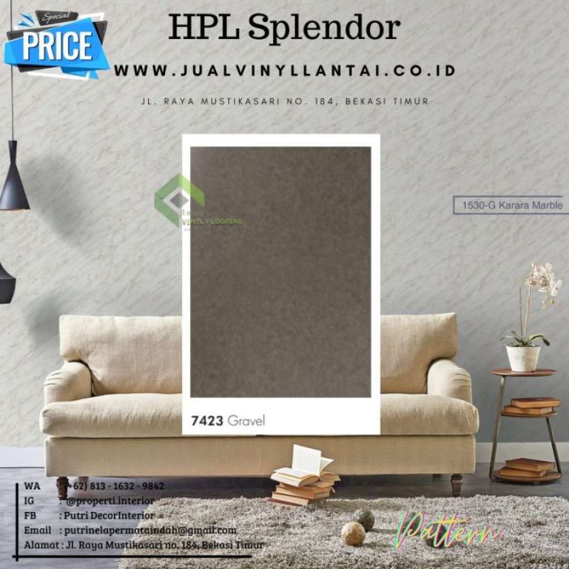 Jual HPL Splendor Pattern type 7423 - finishing furniture di Seller ...