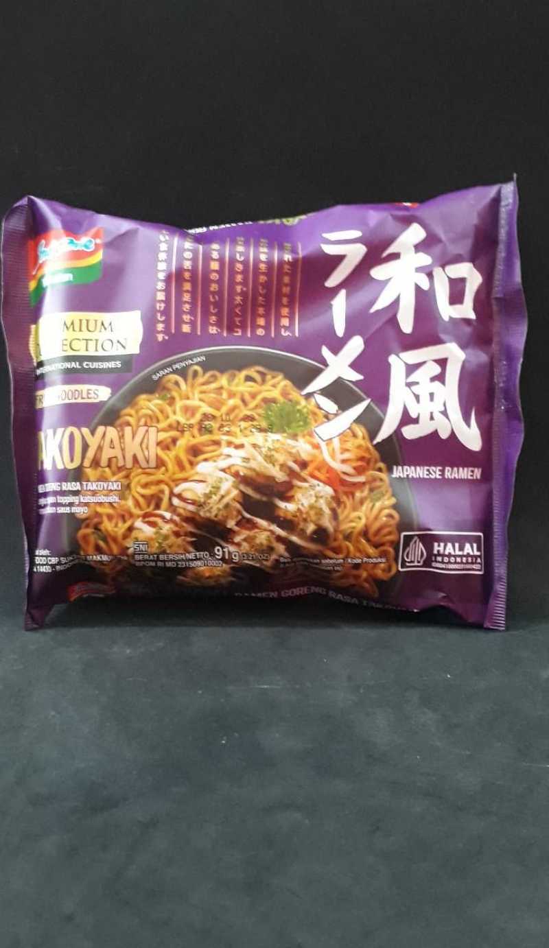 Jual INDOMIE PREMIUM TAKOYAKI RAMEN 91G di Seller rojamart_dailyneeds ...