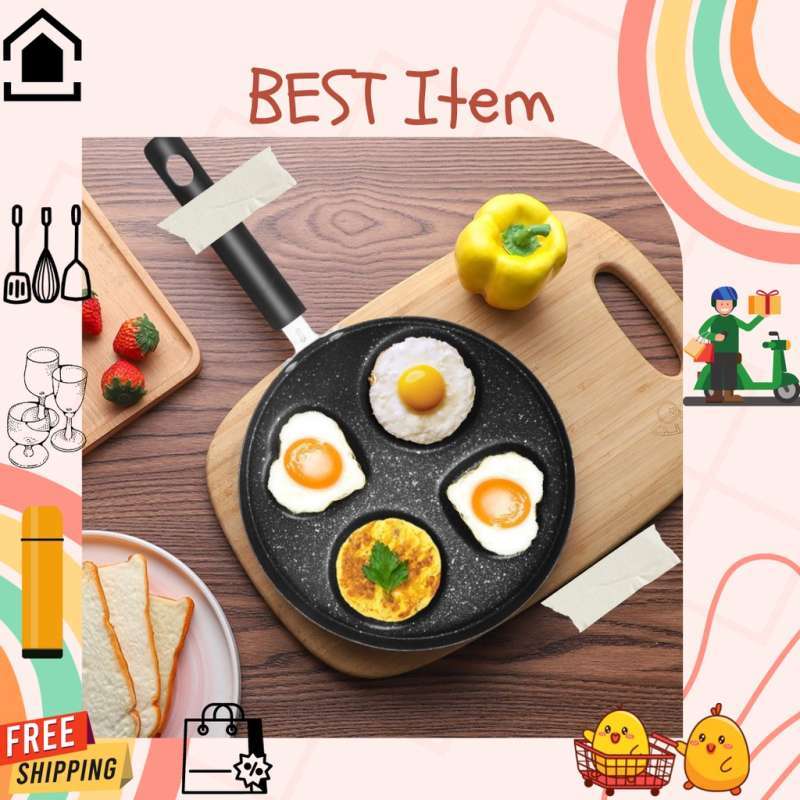 Jual GOS Teflon 4 Lubang Anti Lengket Wajan Penggorengan Telur Ceplok ...
