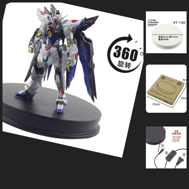 Jual Turn Table Action Base Rotating Display 360° Diorama dia±25cm ...