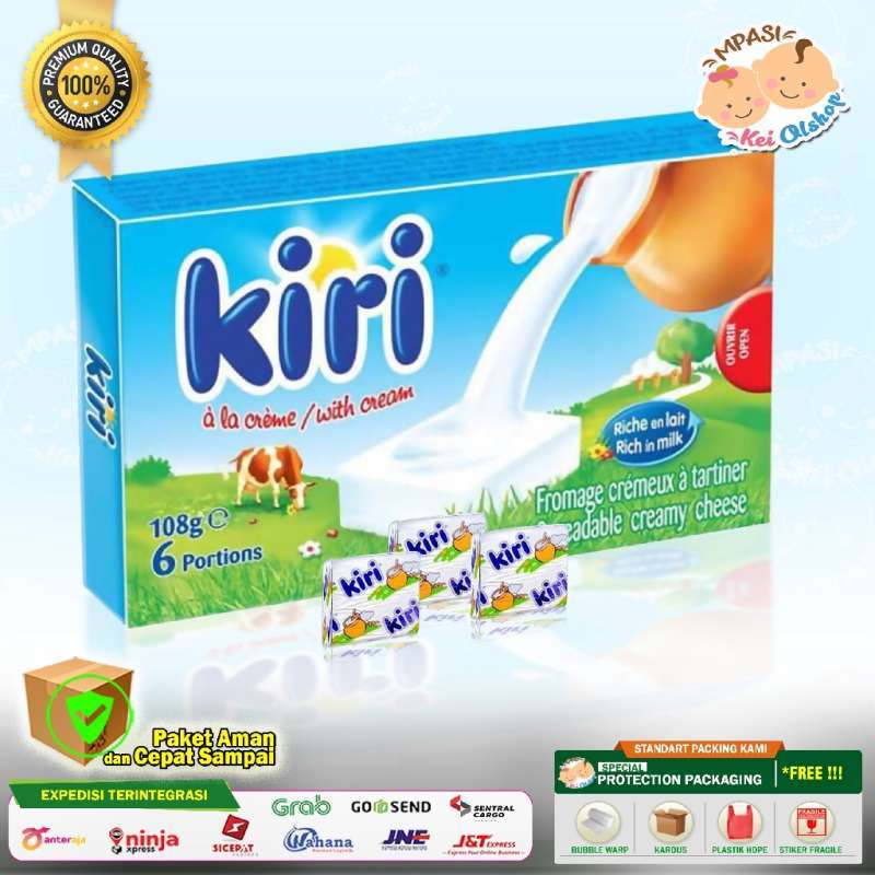 Promo MPASI KEJU Kiri Chesee MPASI bayi / belcube kiri Cheese Ed keju ...