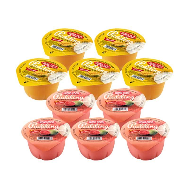 Jual Wong Coco Pudding Rasa Guava & Mango [120 g/10 pcs] di Seller Wong ...