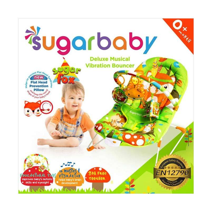 Jual Sugar Baby 1 Recline Sugar Fox Bouncer di Seller Klikbabylove ...