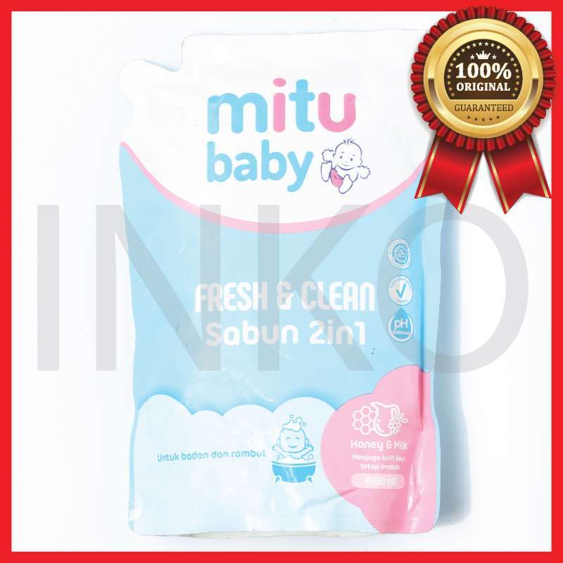 Jual MITU BABY MILK BATH OAT MILK UNTUK KULIT BERSIH SEGAR REFILL 400ML ...
