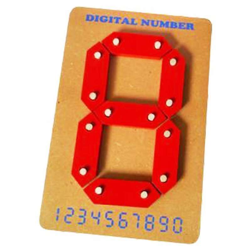 Jual Angka Digital 1 Digit Belajar Membuat Angka 0 – 9 Di Seller Edugen ...