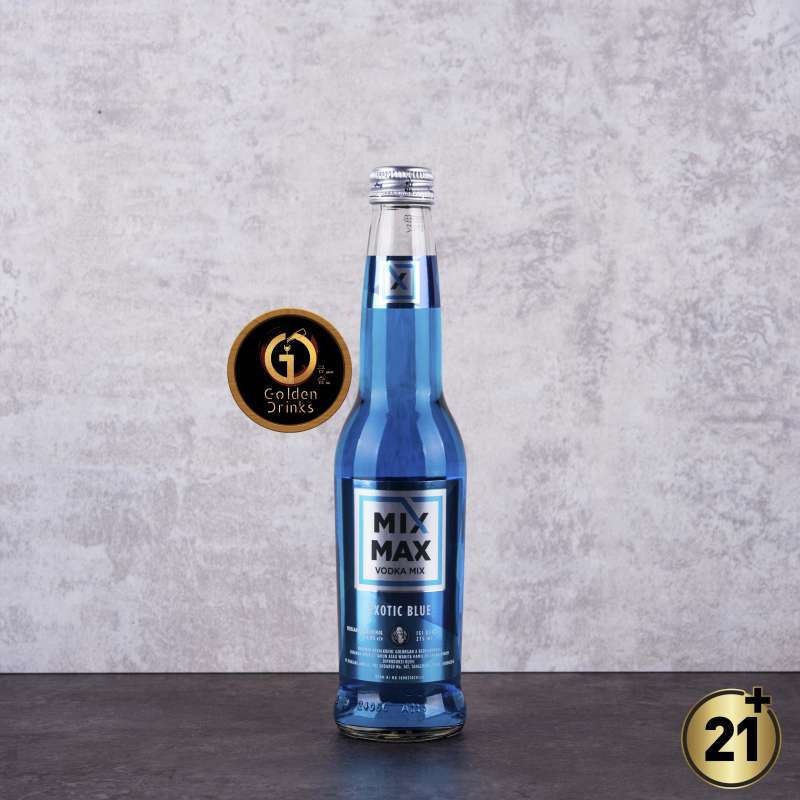Promo MIX MAX Vodkamix Exotic Blue (Original dan resmi by GoldenDrinks ...