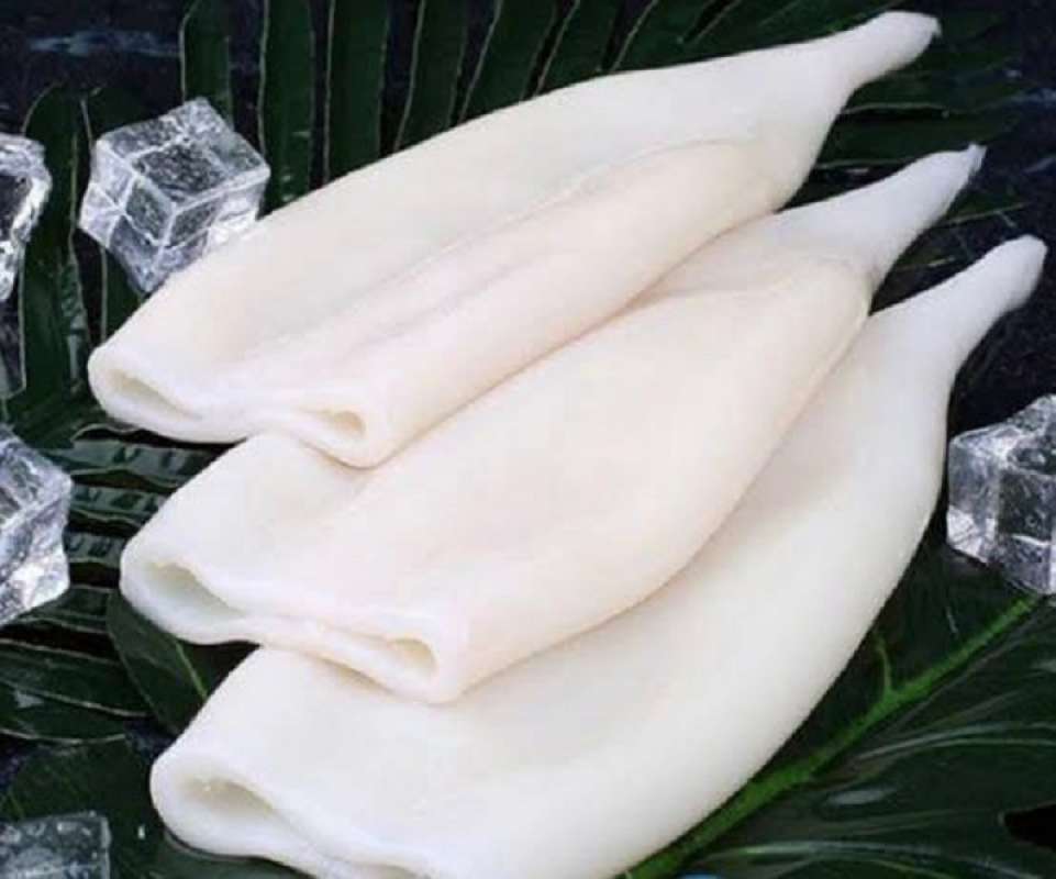 Jual Squid Cumi Tube Premium Kupas Bersih Frozen Seafood 1 kg di Seller ...