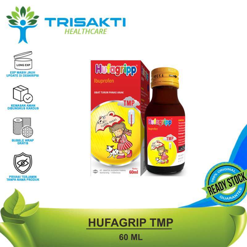 Promo HUFAGRIP TMP SYR 60 ML - OBAT PENURUN PANAS ANAK DENGAN IBUPROFEN ...