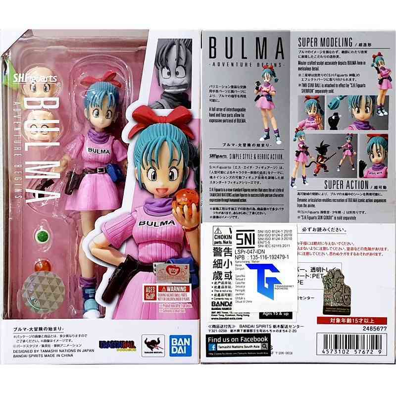 Jual Bandai SHF Dragon Ball - Bulma Adventure Begins - SHFiguarts ...