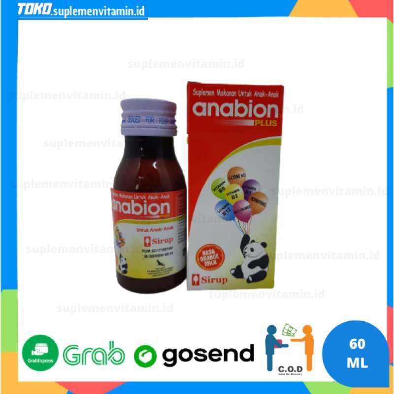 Promo Anabion Plus sirup anak 60ml Diskon 6% di Seller suplemenvitamin ...