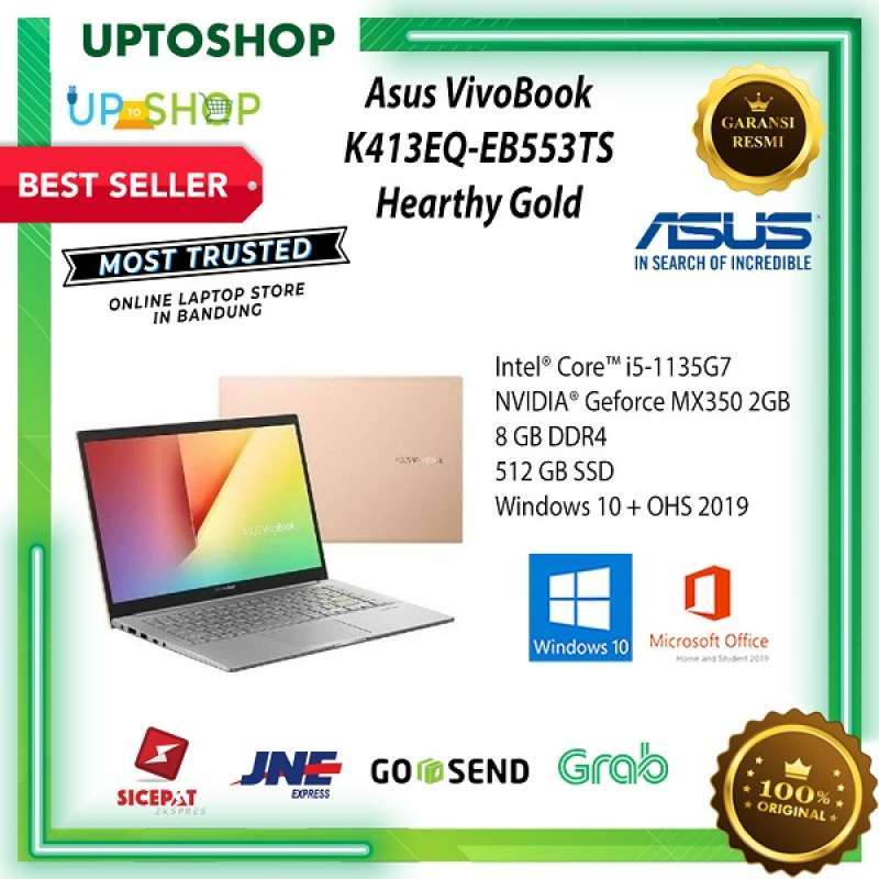Jual Asus VivoBook K413EQ-EB553TS - Laptop - [Intel® Core™ i5-1135G7 / 8GB DDR4 / 512GB SSD / 14 ...