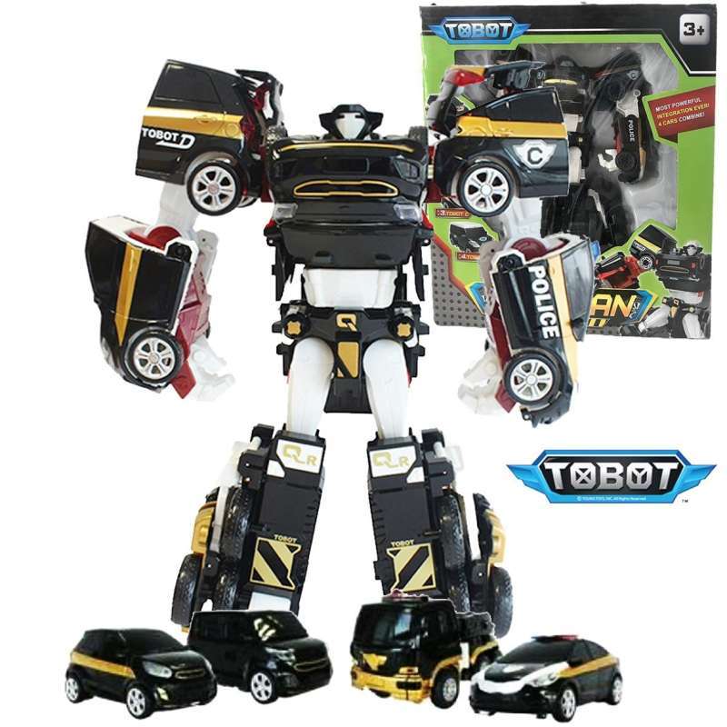 Promo Tobot QUATRAN BLACK 4 Car Integration Transforming Robot / Tobot ... Promo Tobot QUATRAN BLACK 4 Car Integration Transforming Robot / Tobot ...
