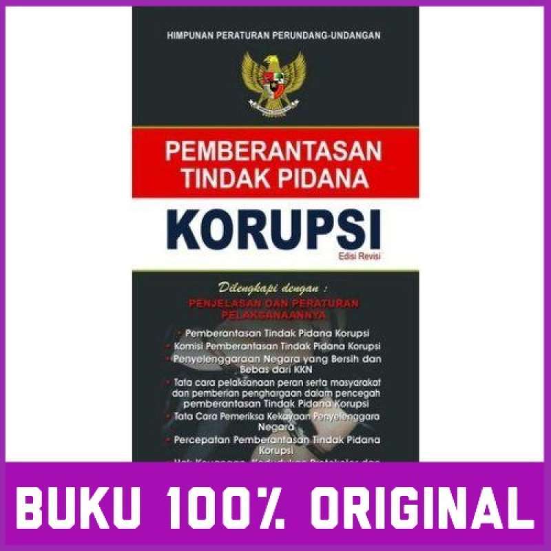 Promo Ori Foku Pemberantasan Tindak Pidana Korupsi Buku Undang Undang ...