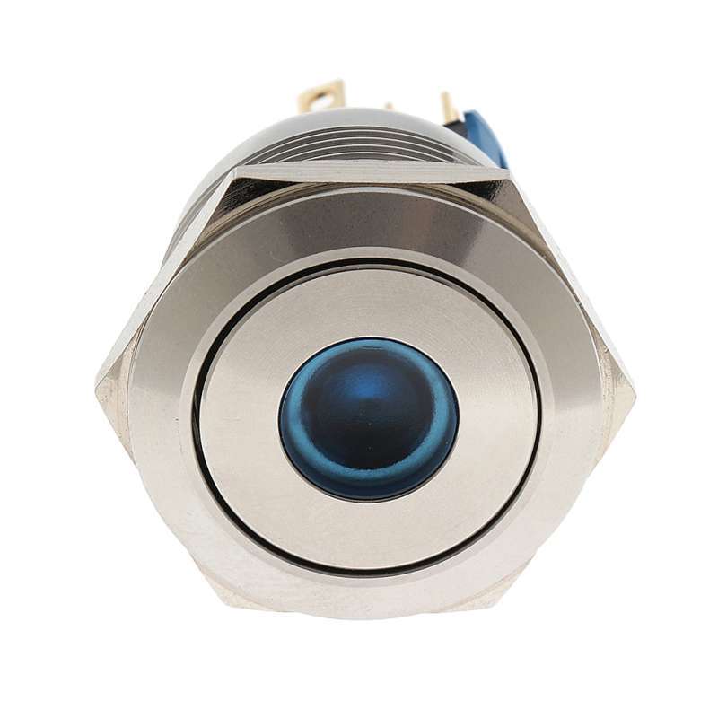 Jual 22mm Button Momentary Stainless Steel Metal Led Push Button Switch ...