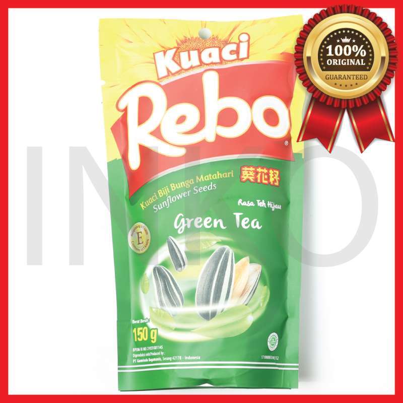 Jual Rebo Kuaci Biji Bunga Matahari Green Tea Teh Hijau 150gr Di Seller