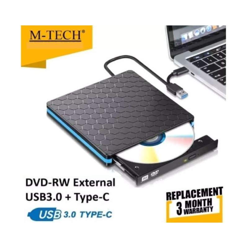 Jual M-TECH DVD External USB Type C DVDRW eksternal Laptop - DVDRW di ...
