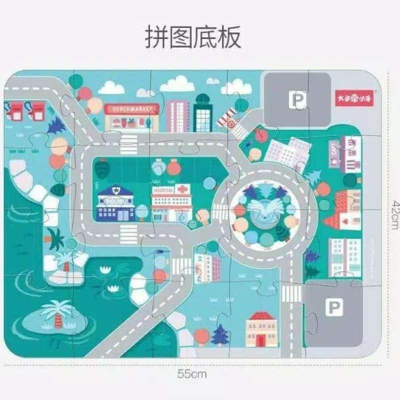 Jual Mainan Edukasi Anak Balok Kayu Building Block 115pcs Magic Color ...