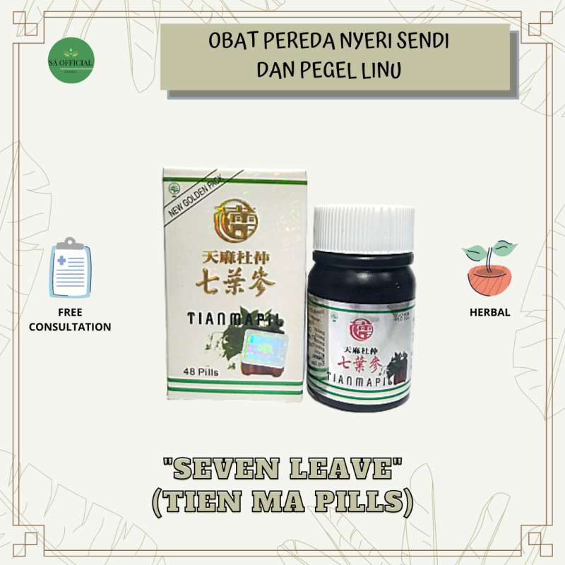 Jual Tian Ma Pills (Seven Leave Ginseng) - Obat Meredakan Pegal Linu ...