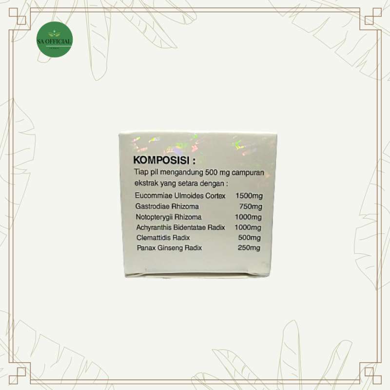 Jual Tian Ma Pills (Seven Leave Ginseng) - Obat Meredakan Pegal Linu ...