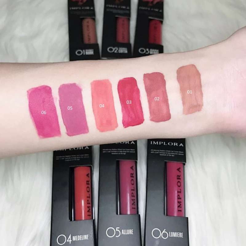 Jual Implora Lip Cream Matte READY SEMUA NOMOR - LIPSTICK IMPLORA ...