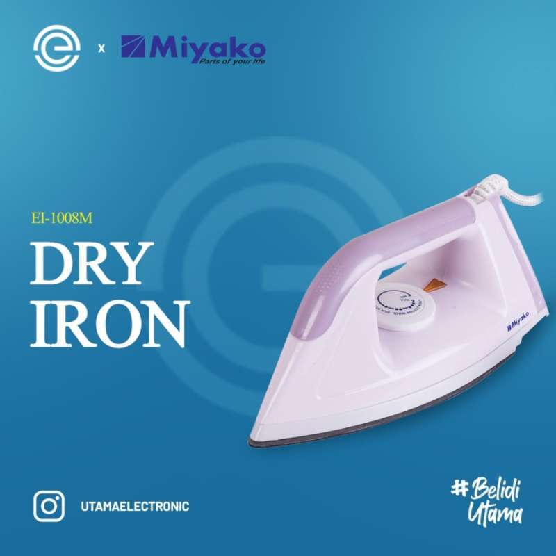 Jual MIYAKO Setrika Listrik EI-1008M - Hitam di Seller Utama Electronic ...