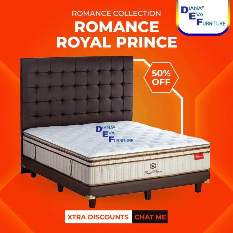 Promo Romance Royal Prince Full Set Kasur Springbed Diskon 50% di ...