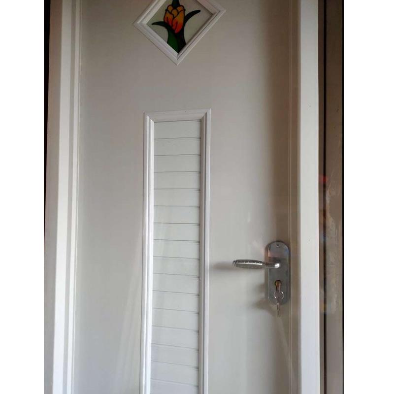 Jual Pintu Kamar Utama Rumah PVC Motif Kaca Lukis Gambar Aluminium New ...