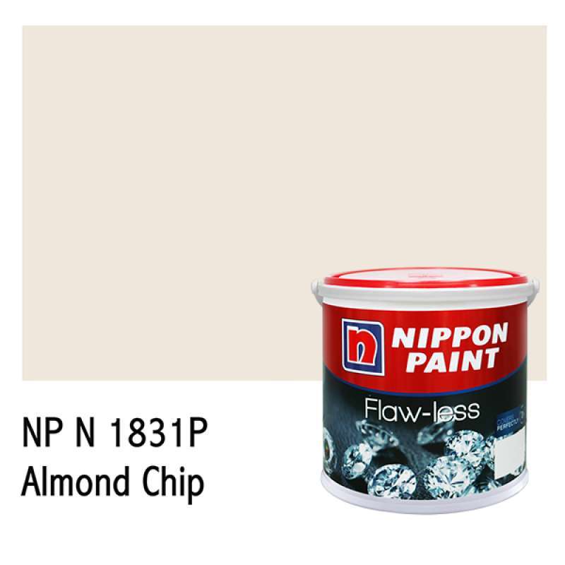 Promo Nippon Paint Flaw-less Tinting Cat Tembok [2.5 L] Np N 1831p Almond Chip Diskon 13% Di ...