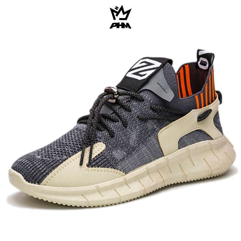 Jual PHM Shoes PHM305 Sepatu Sneakers Pria Olahraga Sport Shoes Casual Running - 39 Abu - Abu di ...