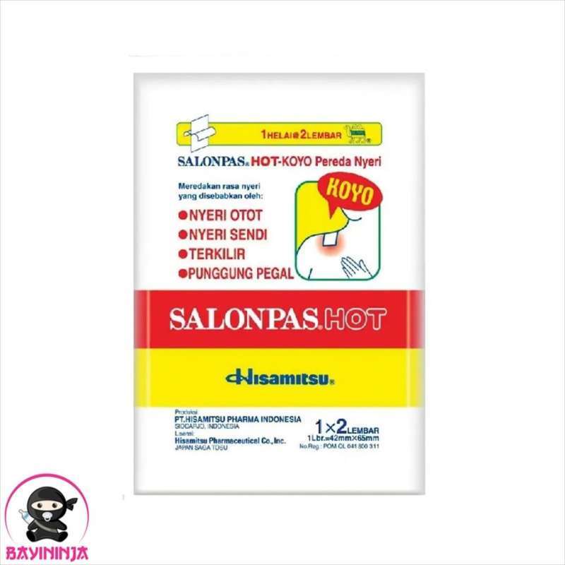 Jual Salonpas Hot Koyo Pereda Nyeri Merah Pack Isi 2 Lbr Di Seller ...