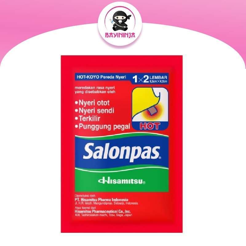 Jual SALONPAS HOT Koyo Pereda Nyeri Merah Pack isi 2 lbr - Multicolor ...
