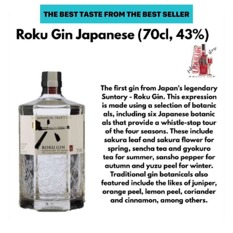 Jual Roku Japanese Drink Di Seller Queen Liquor - Glodok, Kota Jakarta ...