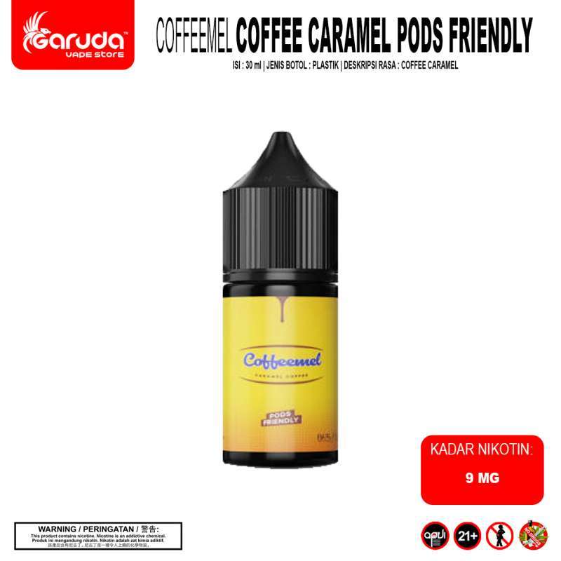 Jual Liquid Saltnic Coffeemel Emkay 9MG 30ml Bercukai di Seller Garuda ...