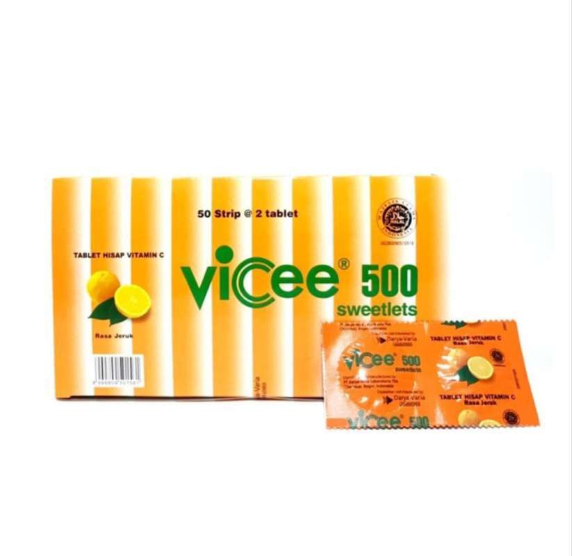 Jual Vicee Vitamin C 500mg Isi 100 Tablet Di Seller Irena Sfarm Apt ...