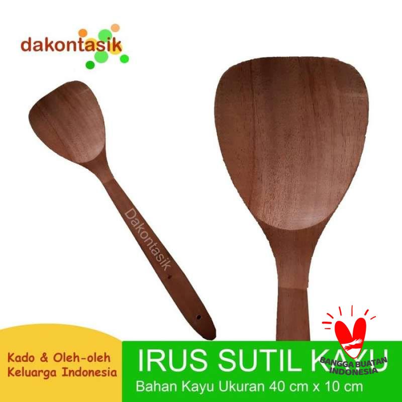 Jual Dakontasik - Irus Sutil Kayu Alat Masak Sendok Sayur Di Seller ...
