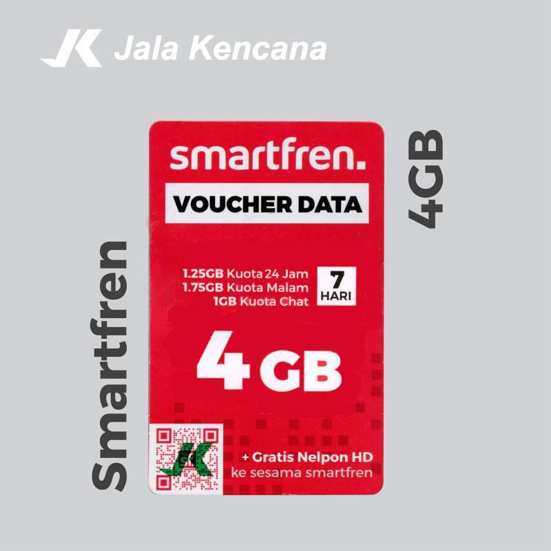 Jual Smartfren Voucher Fisik 4GB di Seller Jala Kencana Official Store ...