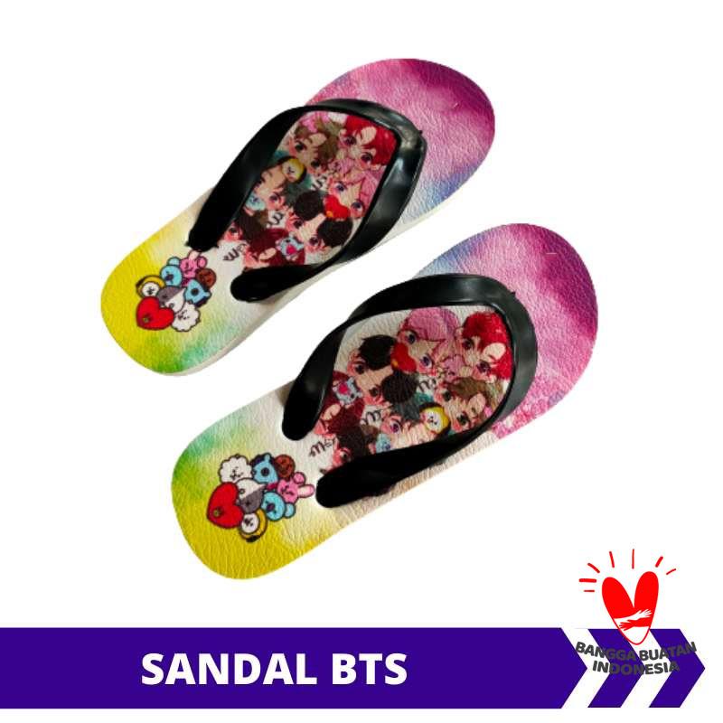 Promo Raqilla Sandal jepit anak BTS sendal anak BTS sandal BTS BT21 ...