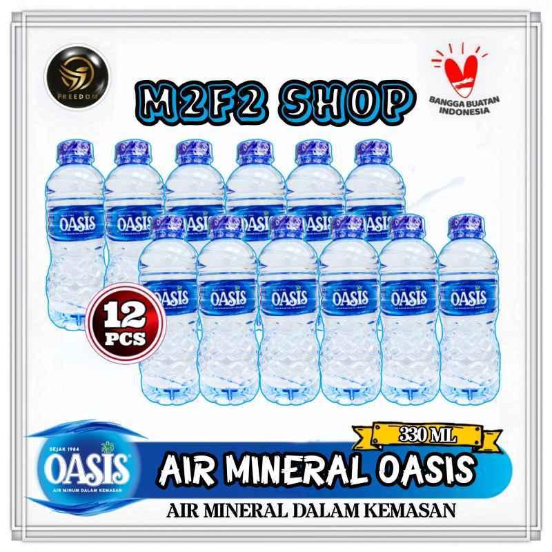 Promo Air Mineral Oasis Botol Mini Pet - 330 Ml (kemasan 12 Pcs) Diskon 17% Di Seller M2f2 Shop ...