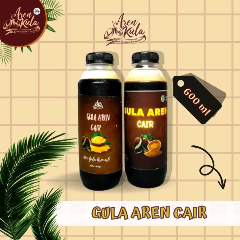Jual GULA AREN CAIR 100% ASLI Organik di Seller Arenkula Nusantara ...