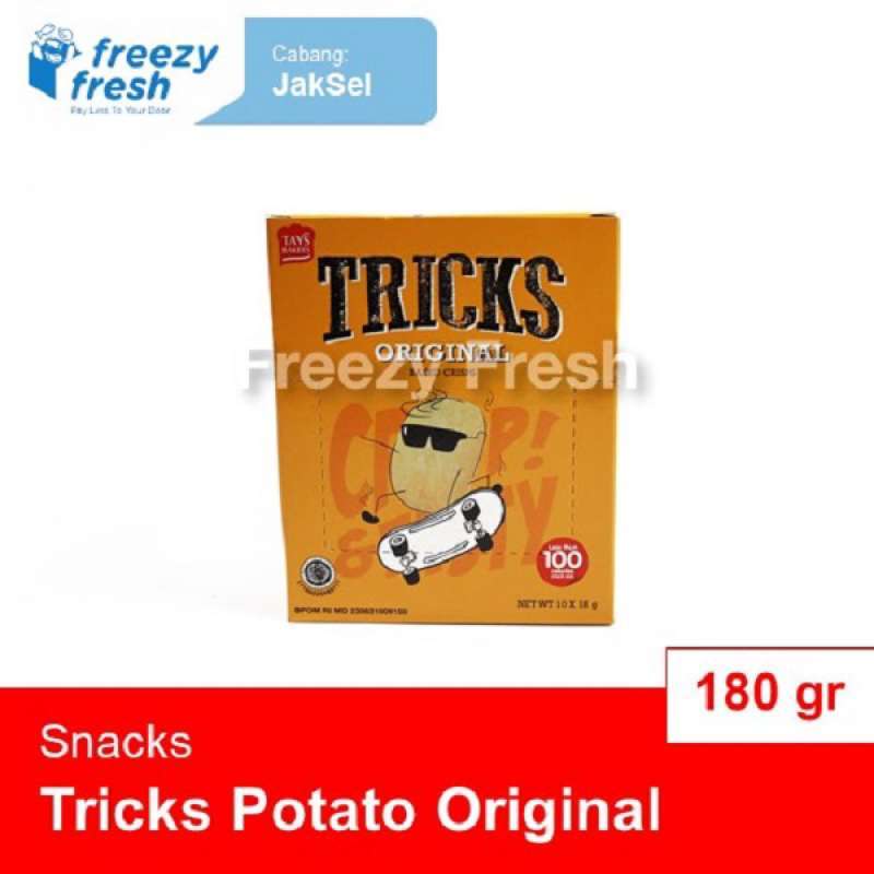 Jual Snack Tricks Potato Rasa Original (180 Gr) Halal Di Seller Freezy ...