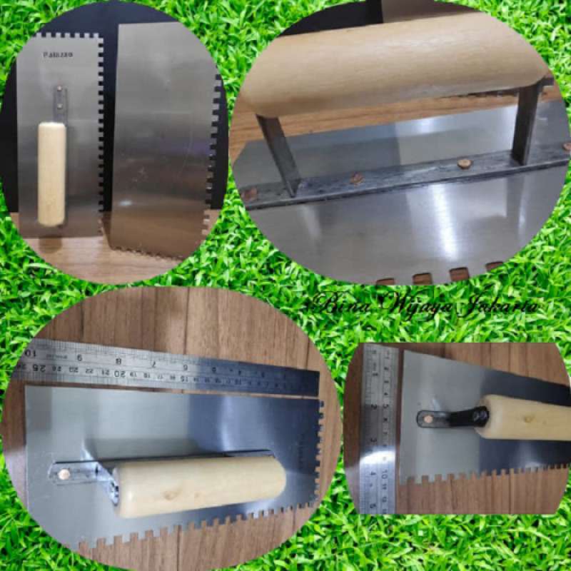 Promo Roskam Besi Gerigi gagang Kayu 10 Inch Palazzo Raskam Plestering ...