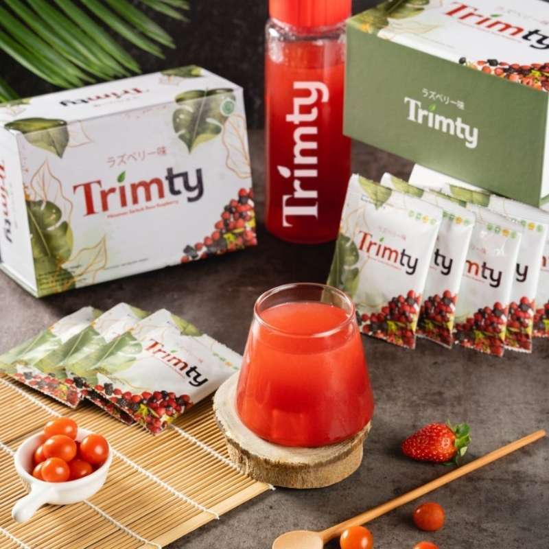 Jual Minuman Pelangsing TRIMTY Fiber Herbal Diet Sehat 16 Pcs Terbukti ...